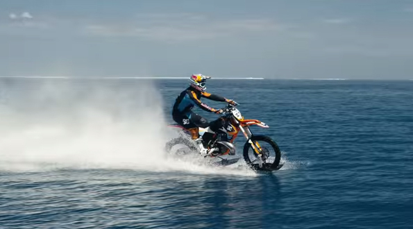 Dirt Bike Riding Water